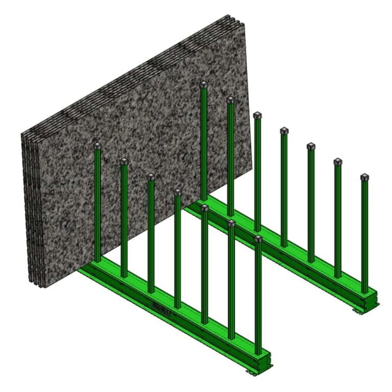 Granite Slab Racks | Marble, Stone Bundle Storage Racks | RouraMH